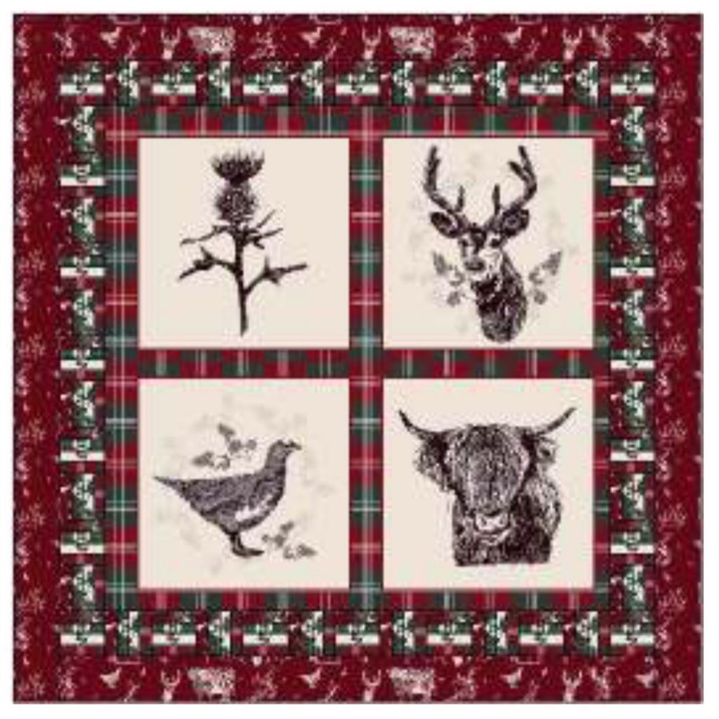 Highland inspired quilt fabric-kit - Sewing Kingdom